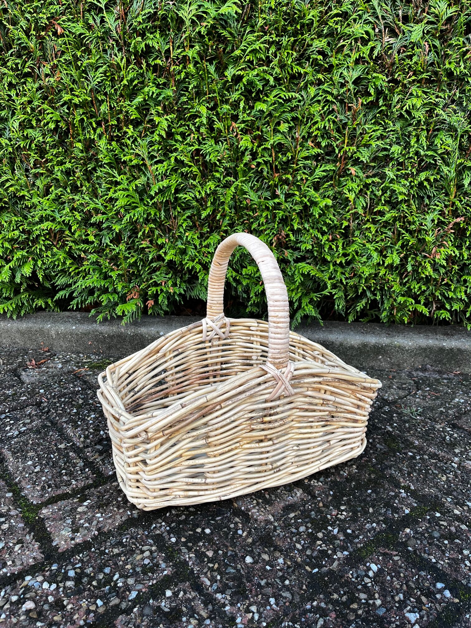 Hengselmand in Naturel rotan – Rotanmanden, de webshop voor rotan artikelen