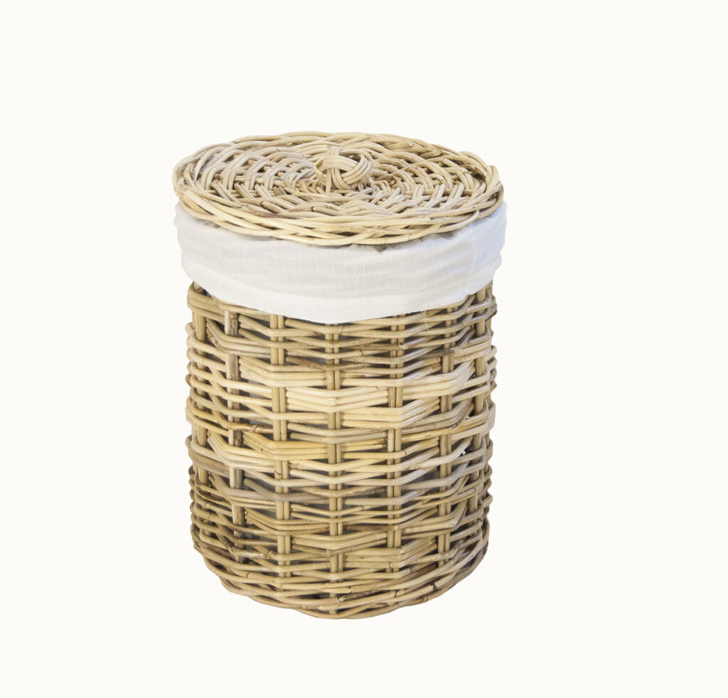 Wasmand Rond in Naturel rotan – Rotanmanden, de webshop voor rotan ...