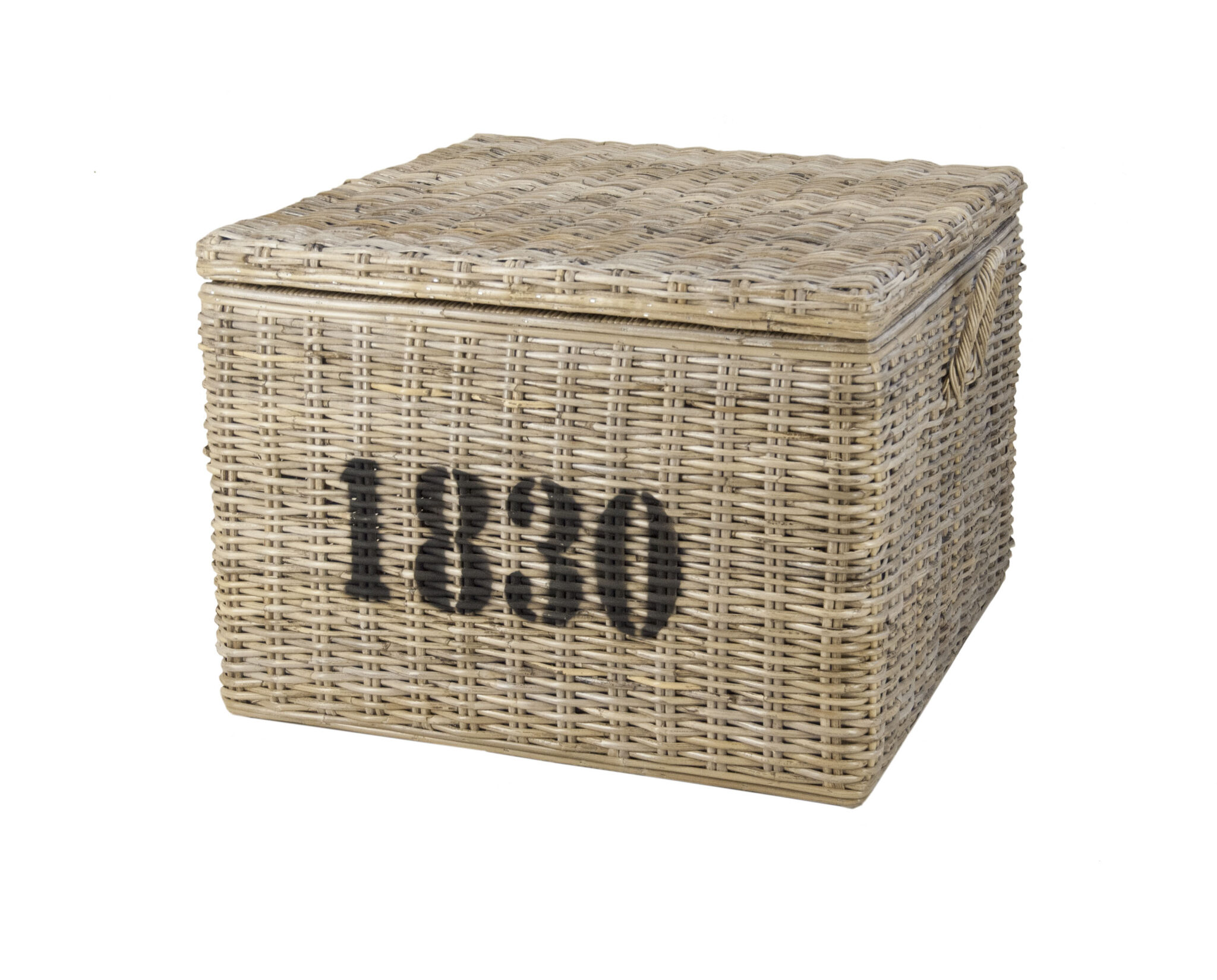 Opbergmand Grijs 60x60x44 en 45x45x30 – Rotanmanden, de webshop voor ...